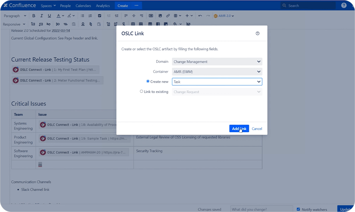 Connect for Confluence and IBM ELM l SodiusWillert Products